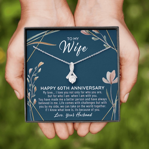 60th Anniversary Gift For Wife 60th Anniversary Gifts 60 Etsy