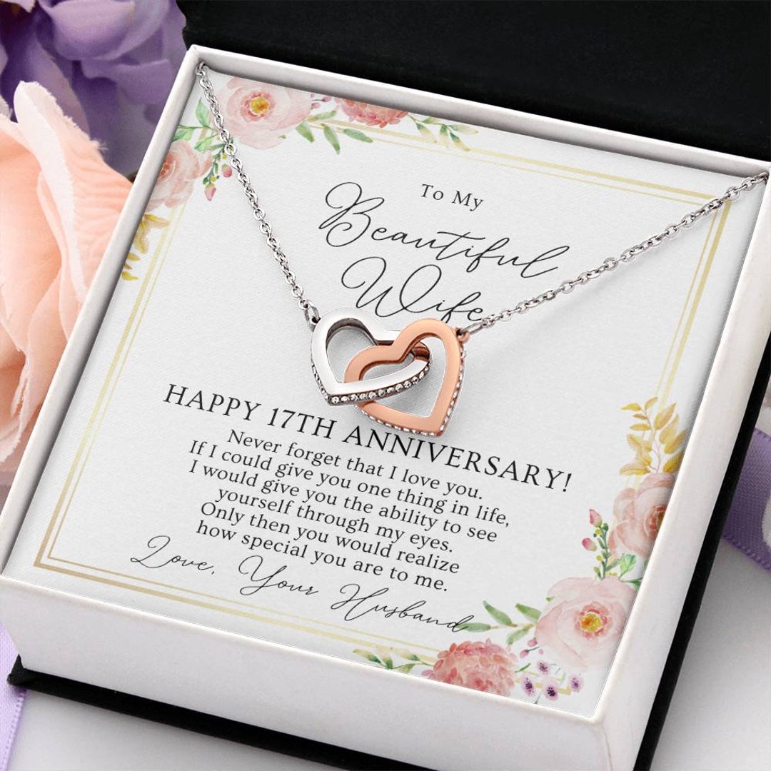 17th Anniversary Gift for Her, 17 Year Anniversary Gift Ideas, 17th ...