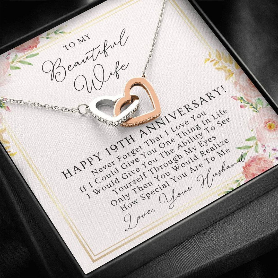19th Anniversary Gift for Wife 19 Year Wedding Anniversary - Etsy Canada