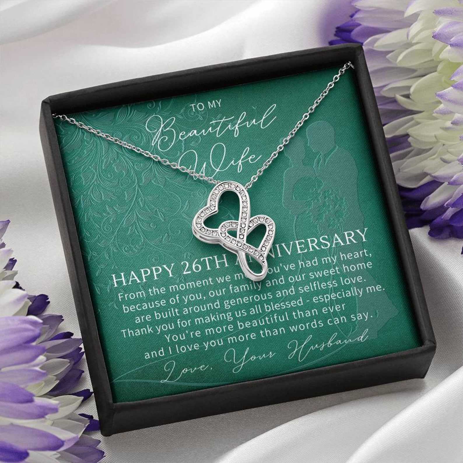 26th Wedding Anniversary Gift For Wife 26th Anniversary Etsy 26th-wedding-anniversary-gift-for-wife-26th-anniversary-etsy