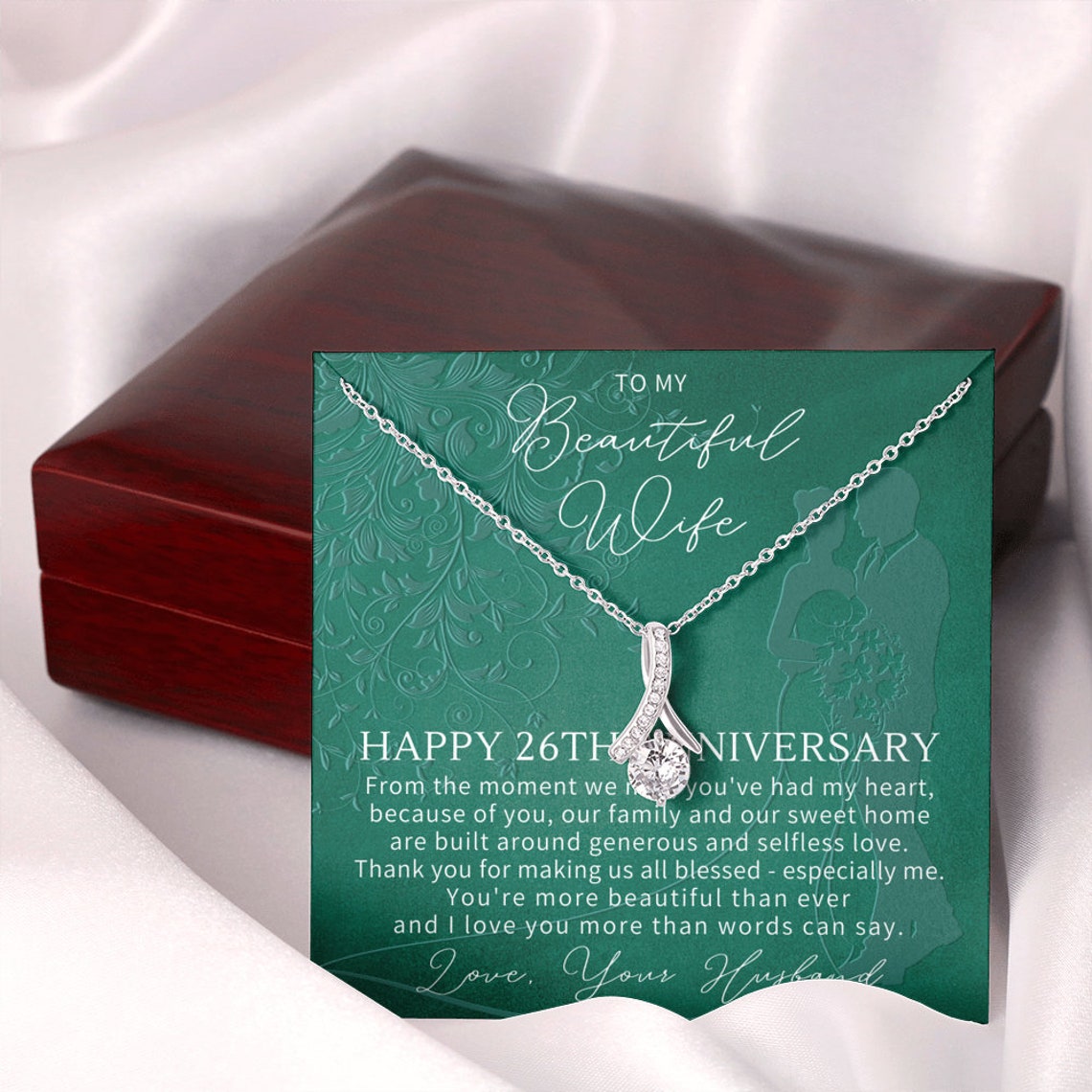 26th Anniversary Gift For Wife 26th Anniversary Gifts 26 Etsy