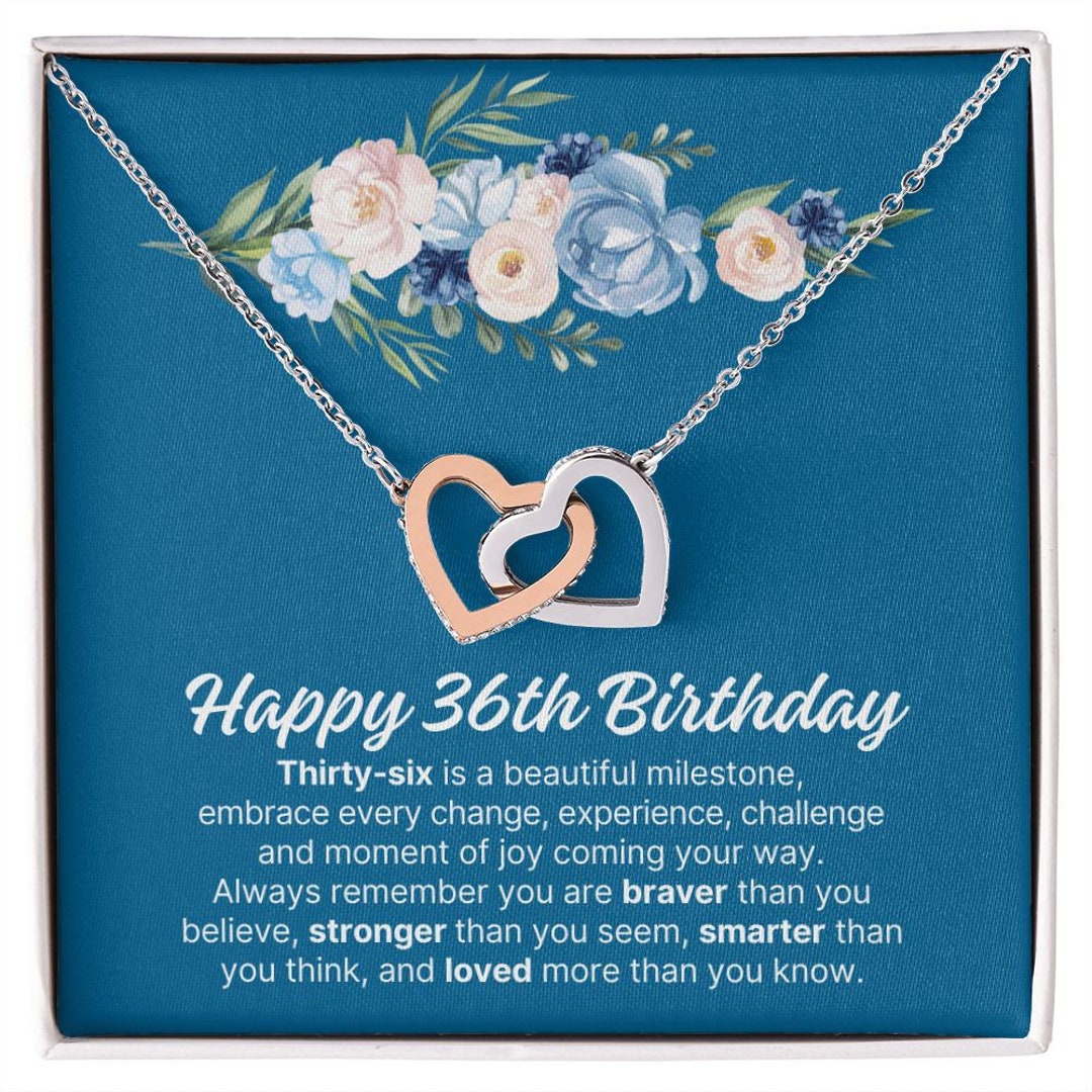 36th Birthday Gifts for Women Happy 36th Birthday Gift Ideas - Etsy