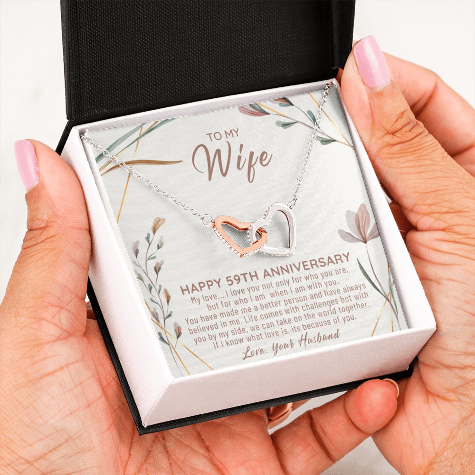 59th Wedding Anniversary Gift for Wife 59th Anniversary - Etsy