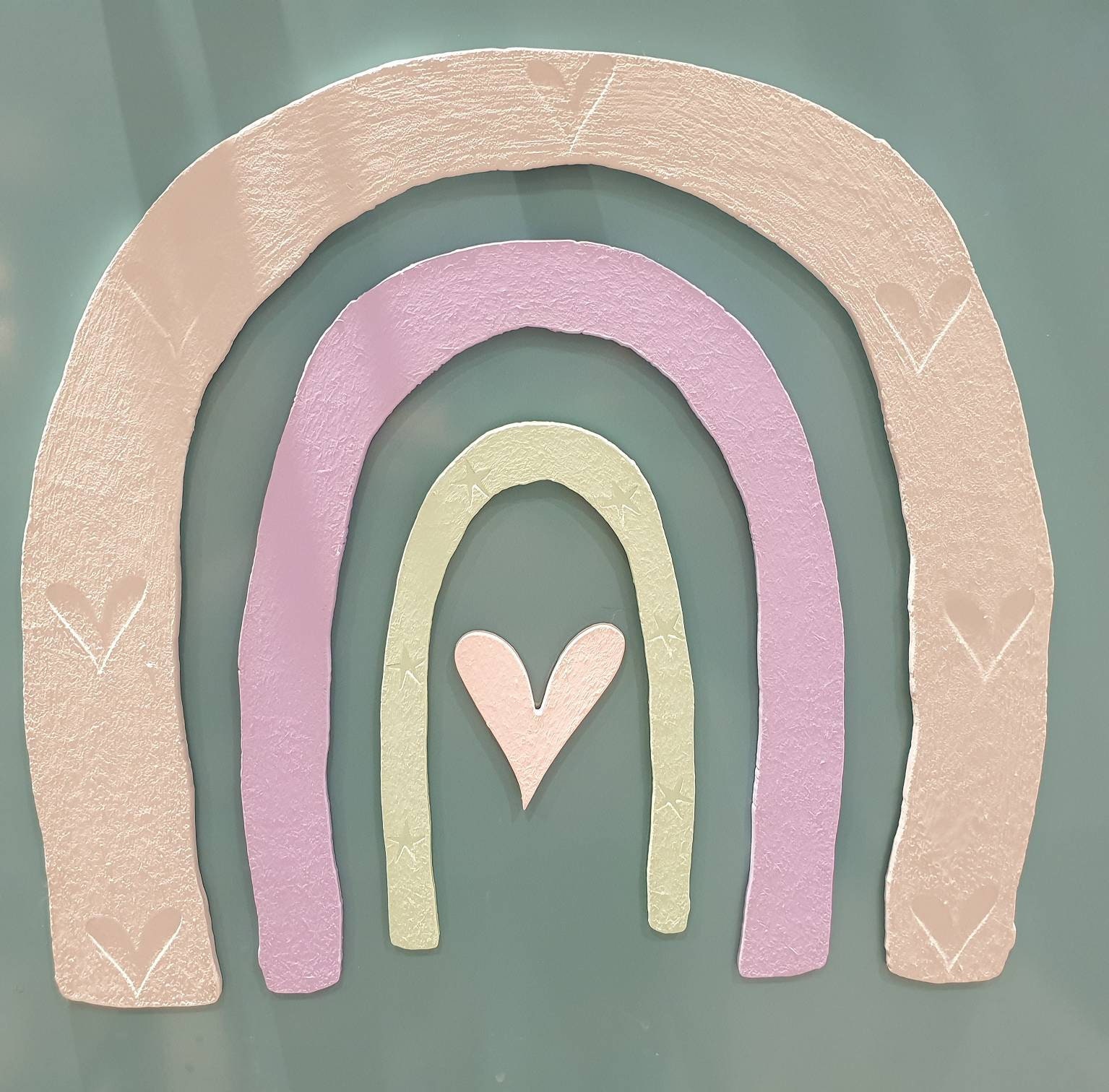 Scandi Rainbow Wall Decor Any colour combination - Etsy.de