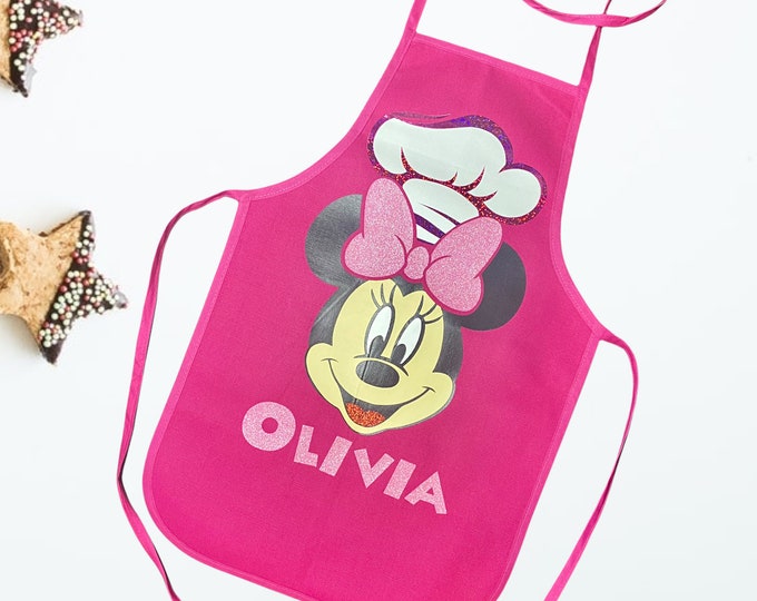 Kids Apron Minnie Mouse - Etsy