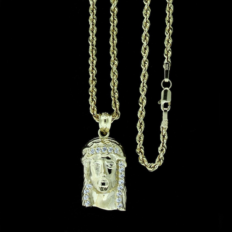 Gold Jesus Chain - Etsy