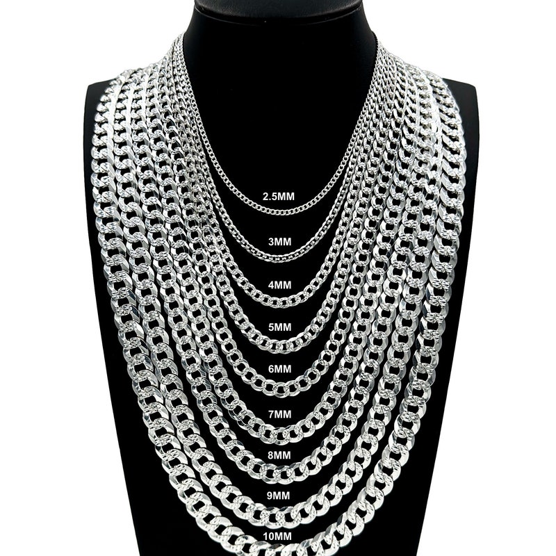 3mm Curb Chain Diamond Necklace - Etsy