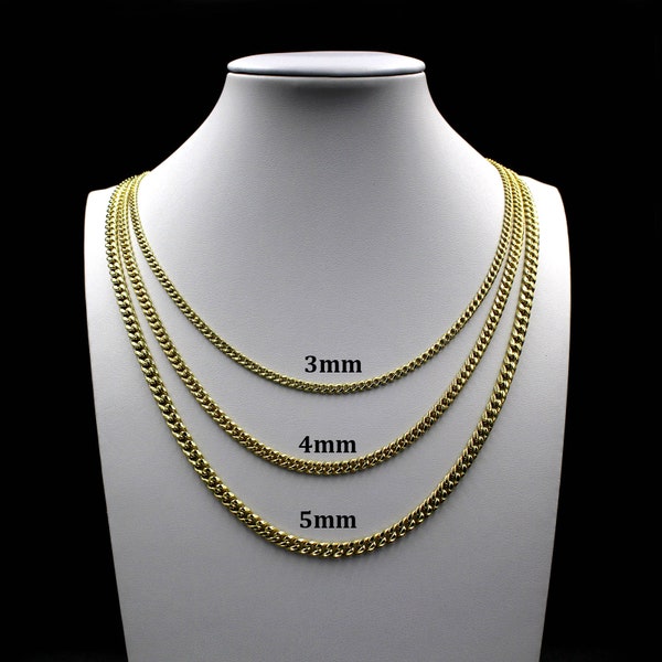 10k Gold Chain - Etsy