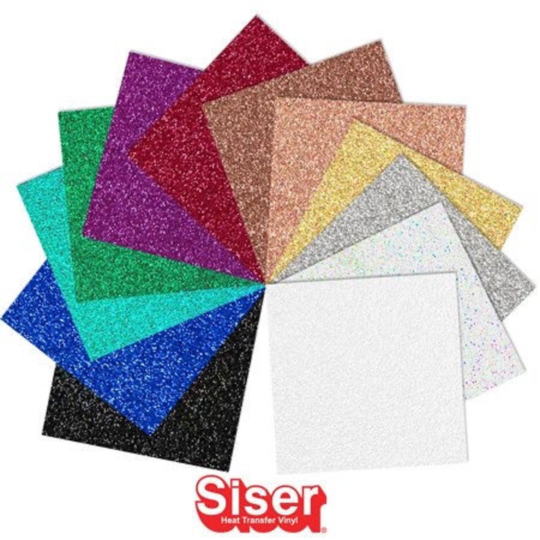 Siser Glitter HTV (iron on Vinyl) - Etsy