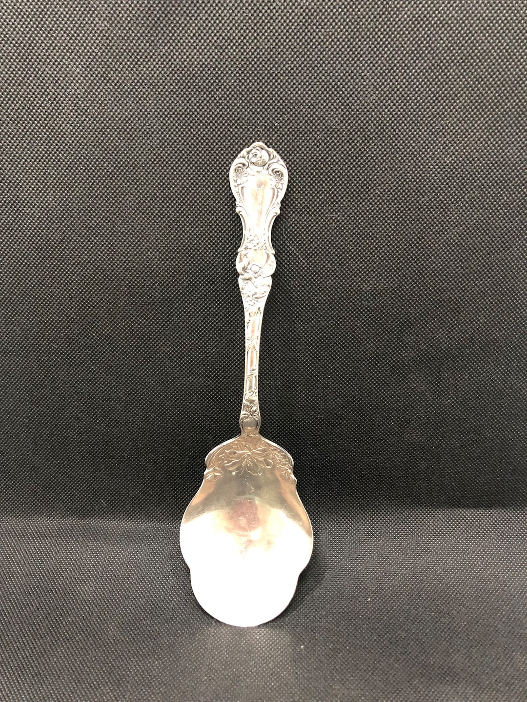 R Wallace Floral Pattern Berry Spoon - Etsy