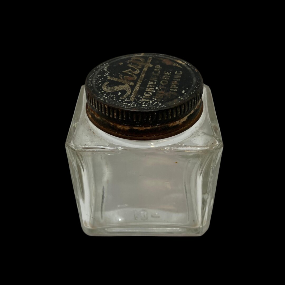 Vintage Square Glass Ink Bottle – Skrip Lid, 1930s-1950s - Etsy