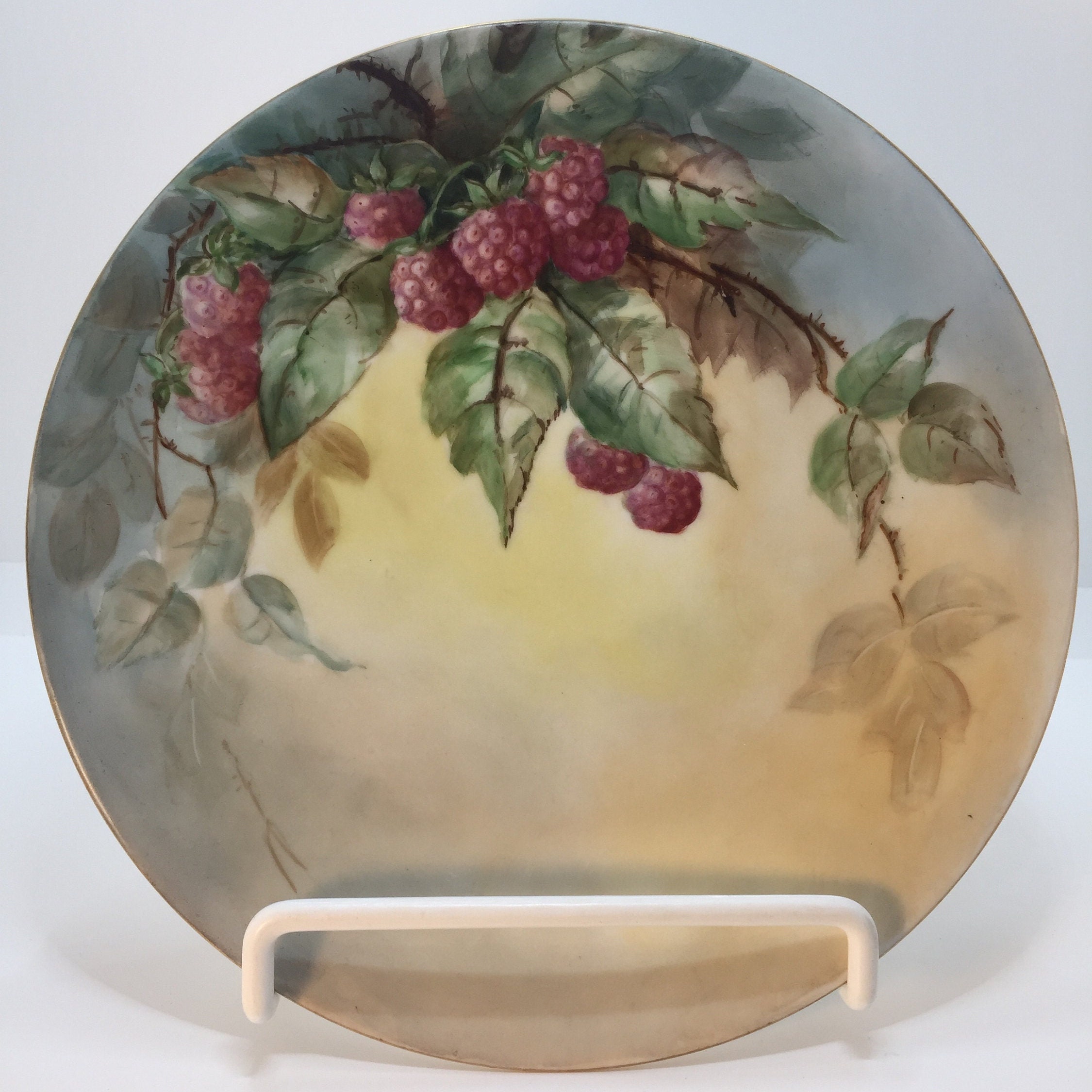 Limoges Hand Painted Berry Plates - Etsy