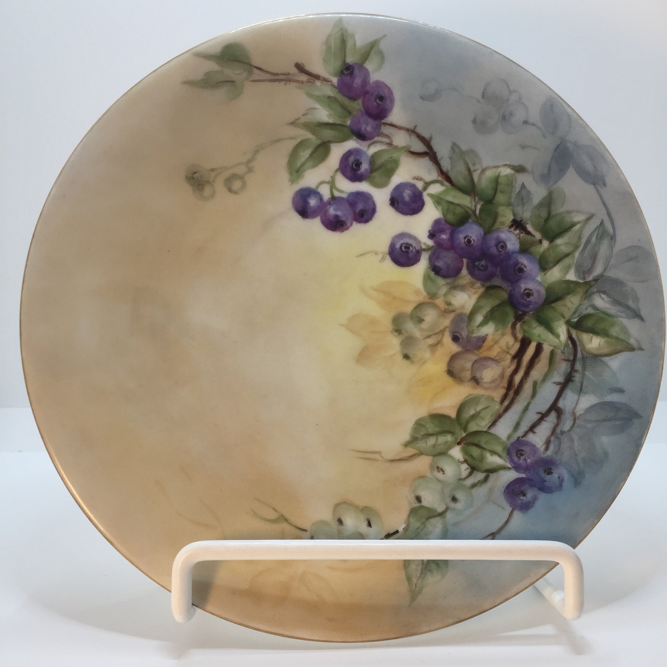 Limoges Hand Painted Berry Plates - Etsy