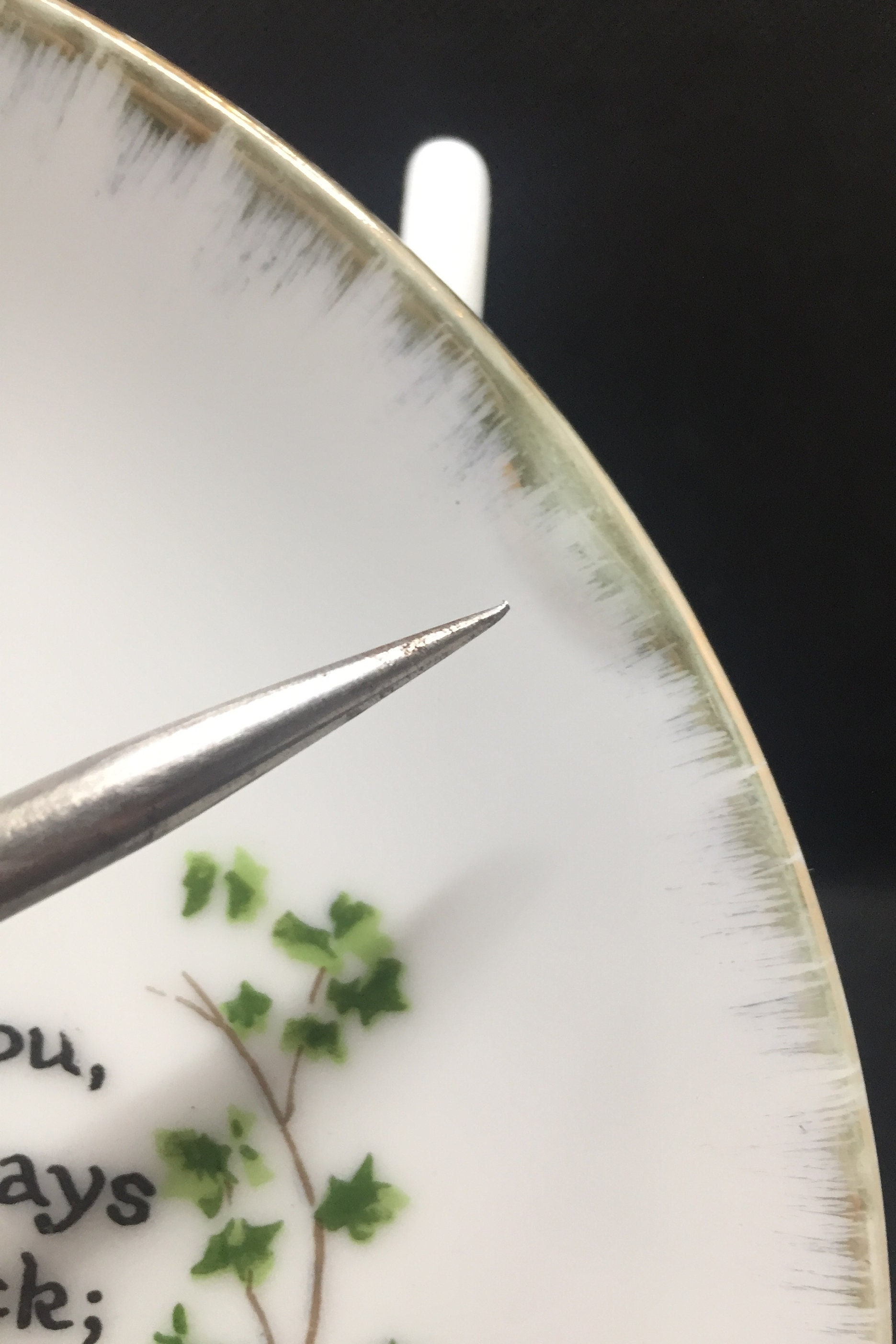 A Pair of Poem Plates Made in Japan - Etsy