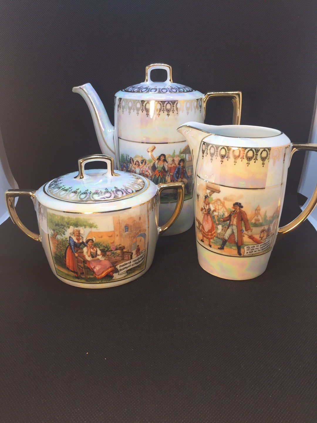 Made in Czechoslovakia Tea Set - Etsy