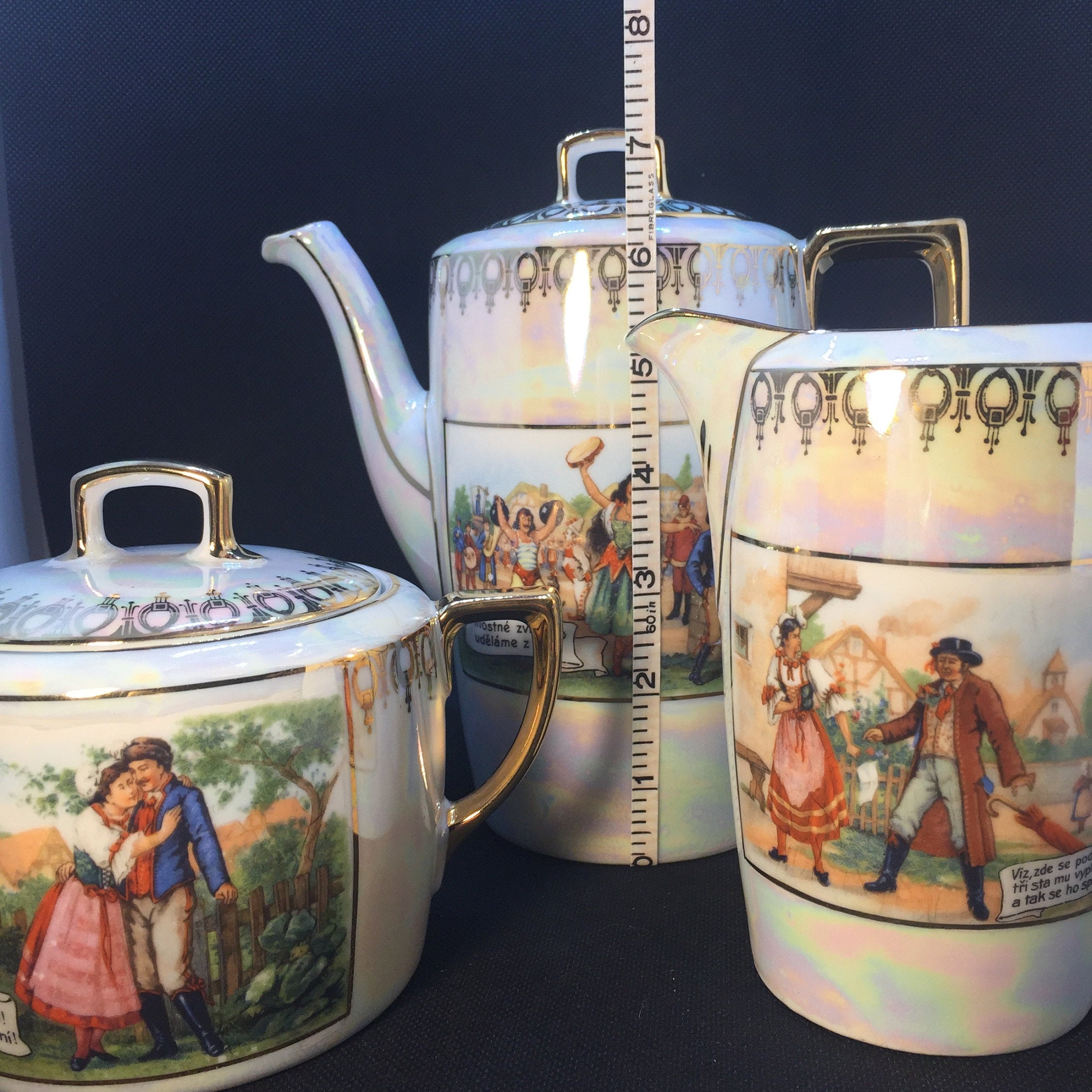 Made in Czechoslovakia Tea Set - Etsy