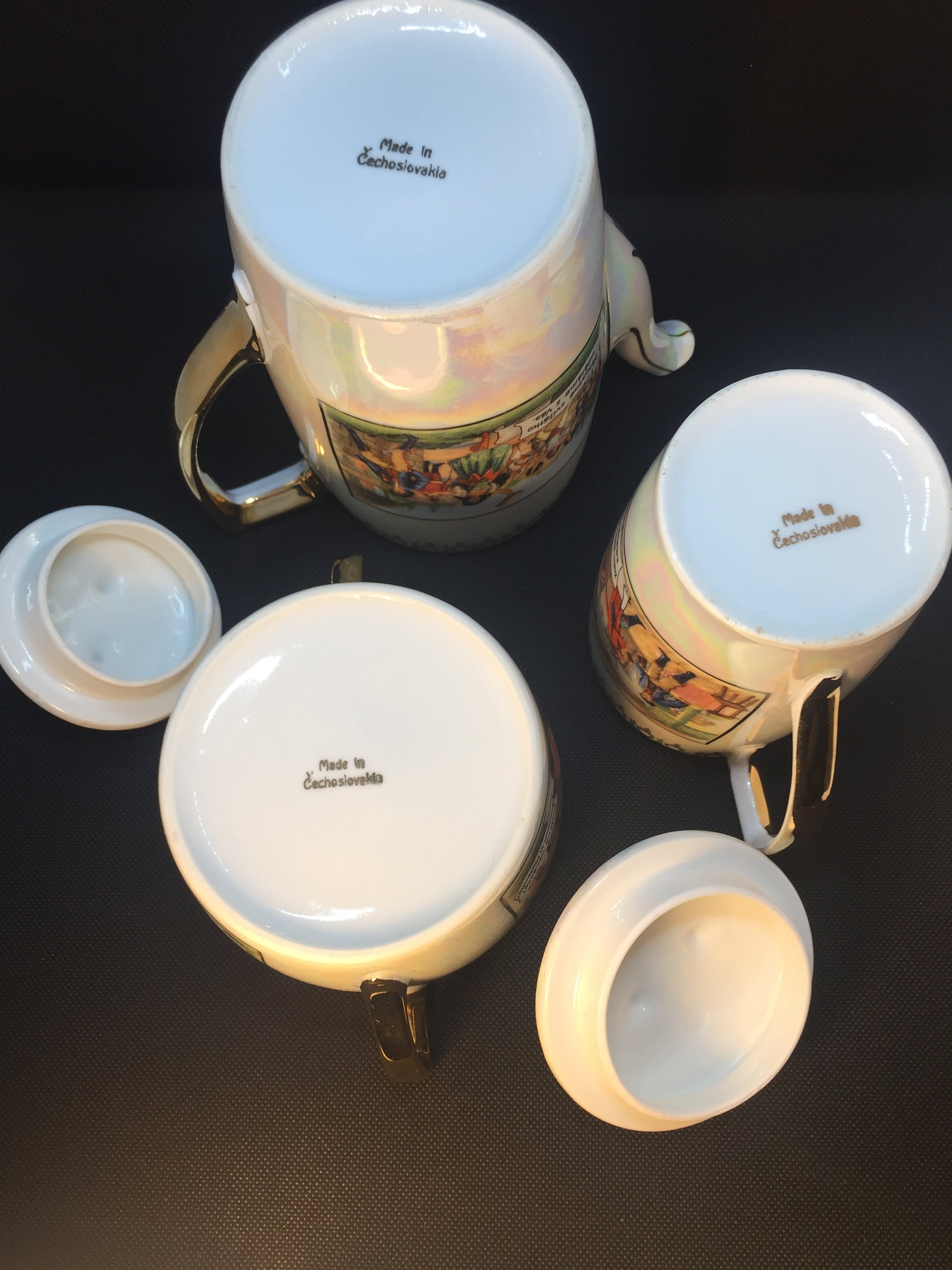 Made in Czechoslovakia Tea Set - Etsy