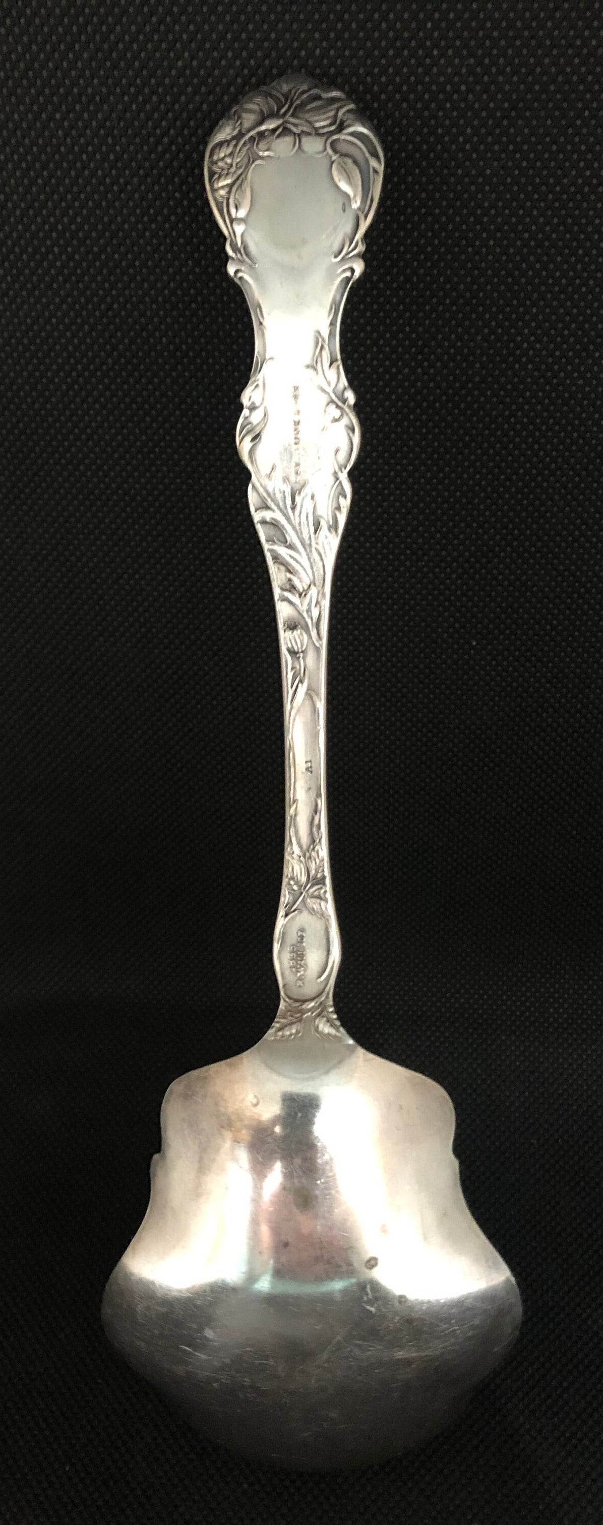 R Wallace Floral Pattern Berry Spoon - Etsy