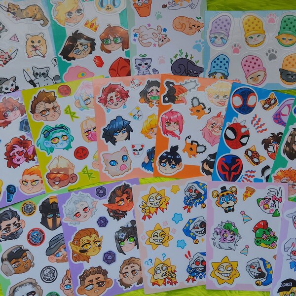 Sally Face Sticker Set - Etsy Canada