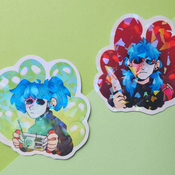 Sally Face Sticker Set - Etsy Canada