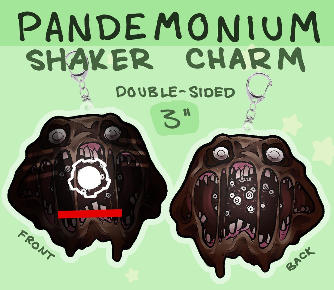 Preorderpandemonium Pressure Minigame 3 Shaker Charm & Holo Sticker ...