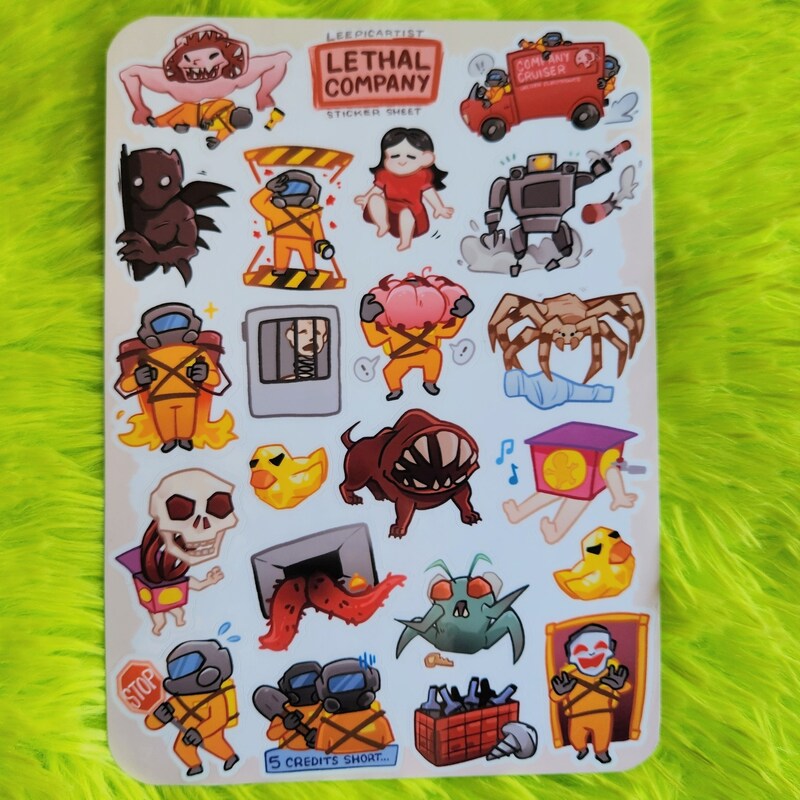 Lethal Company Stickers - Etsy