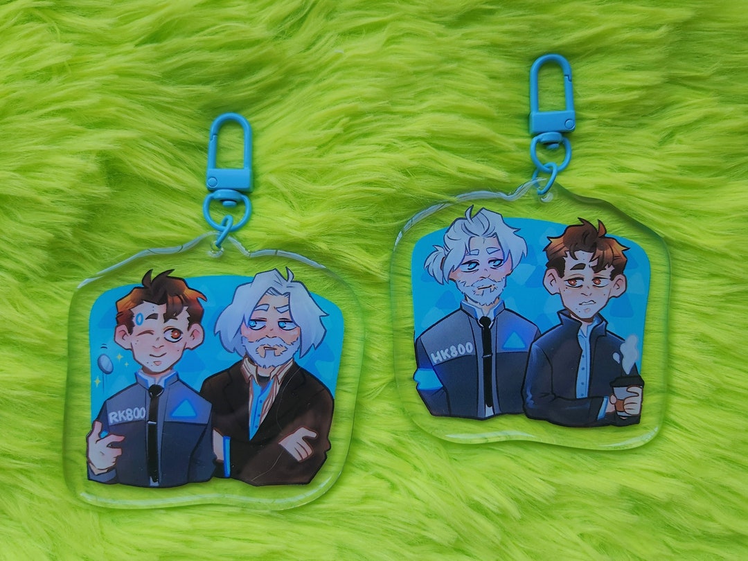 DBH Hank & Connor Acrylic Charm 3 - Etsy