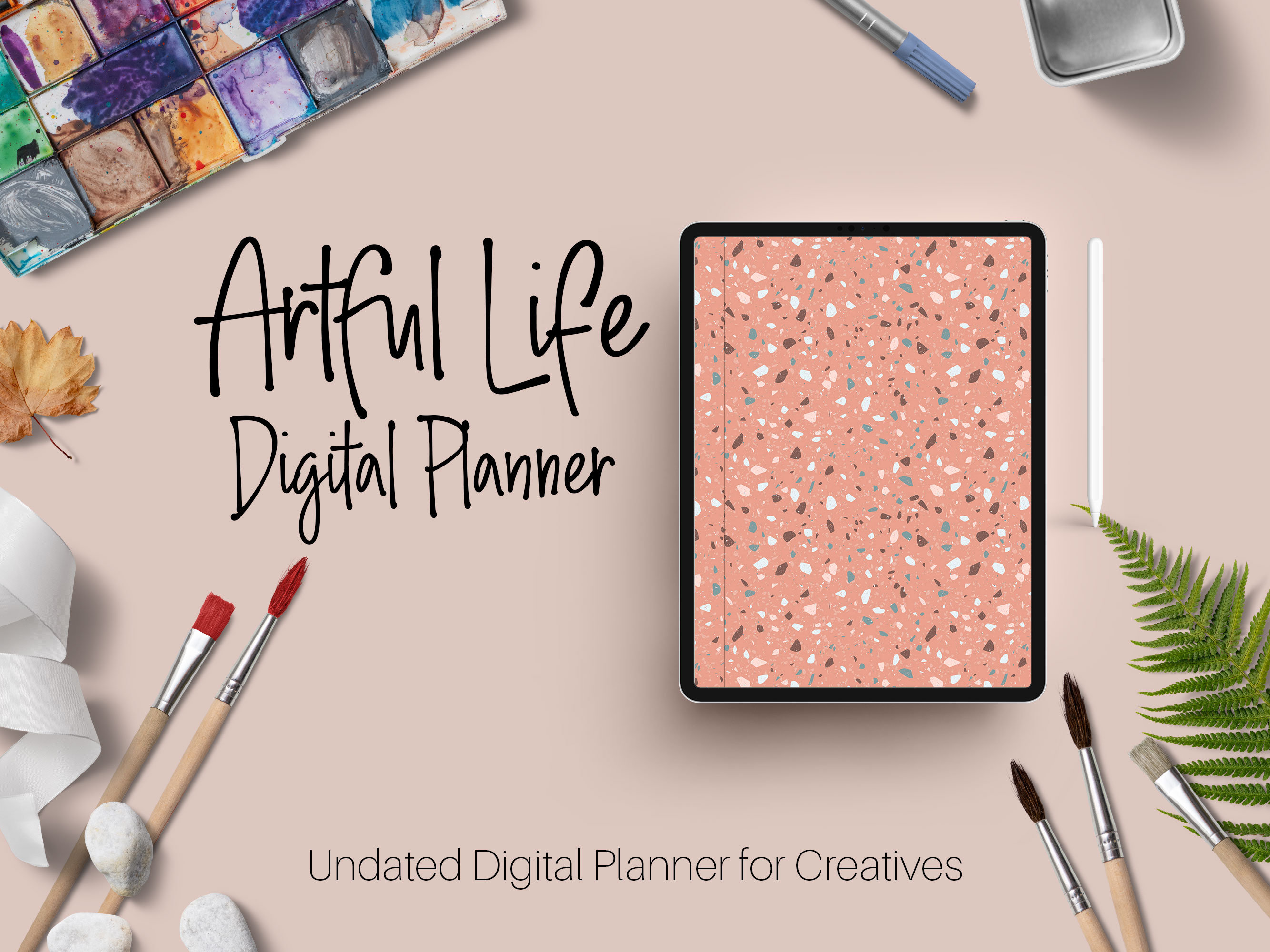 Artist Planner, Digital Planner, Undated Digital Planner, Creative ...