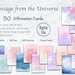 Message From Universe Affirmation Cards Printable With Positive ...