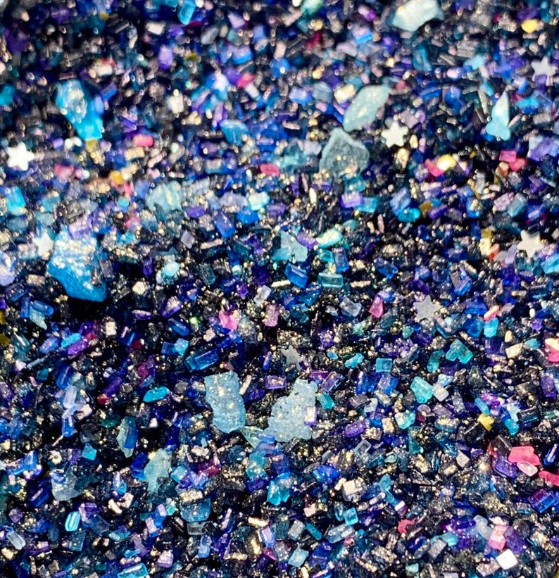 Fancy Outer Space Galaxy Sugar Crystals Sprinkles Edible | Etsy