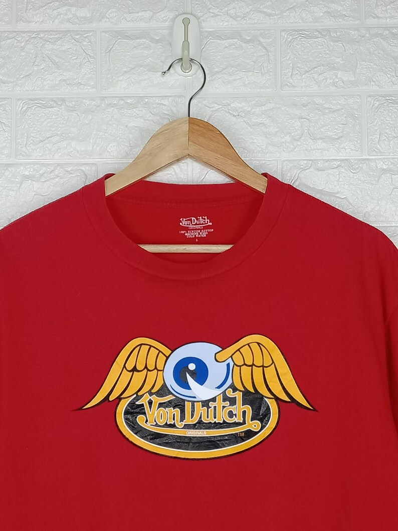 Vintage VON DUTCH Originals T Shirt Size L | Etsy