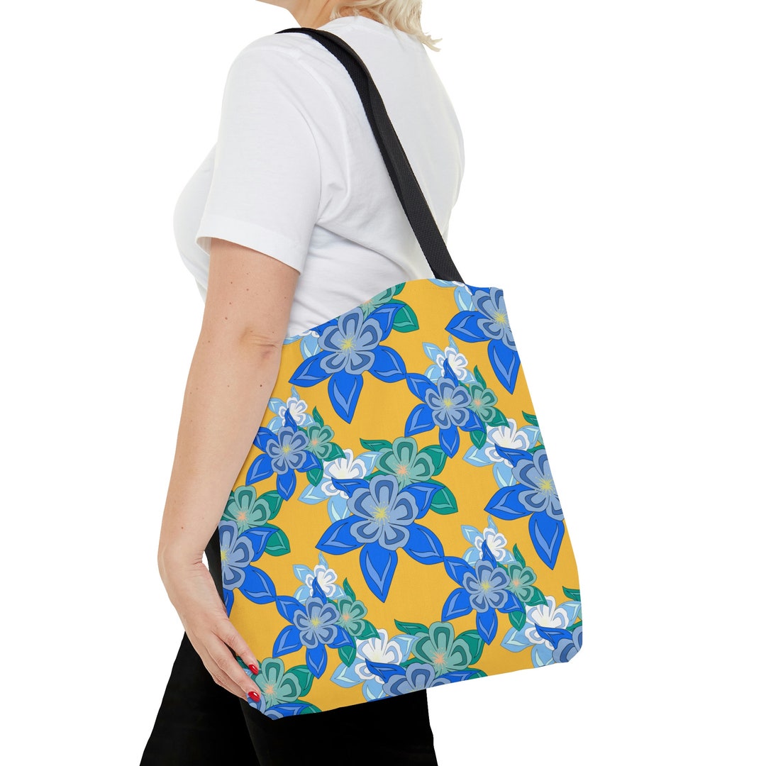 Indigenous Coast Salish Tote Bag Floral Beautiful Native Tote Summer ...