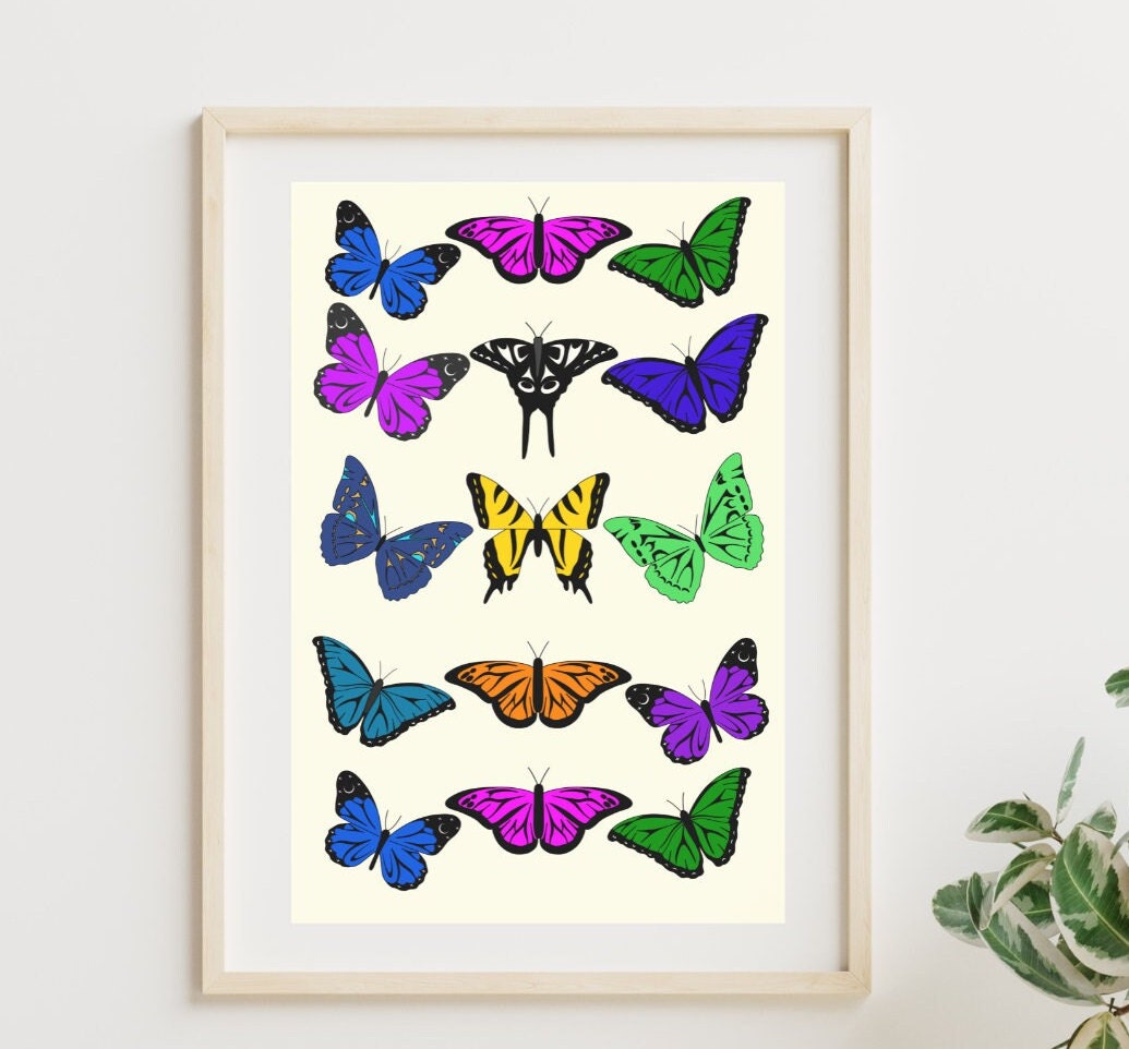 TÉLÉCHARGEMENT NUMÉRIQUE Coast Salish Butterfly Art Oeuvre autochtone ...