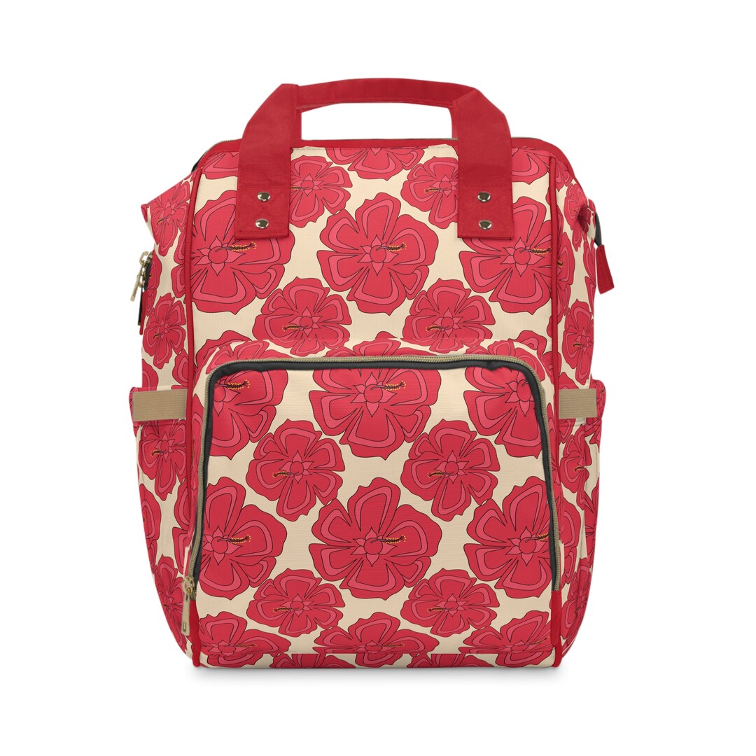 Coast Salish Hibiscus Diaper Bag/ Backpack Native American Diaper Bag ...