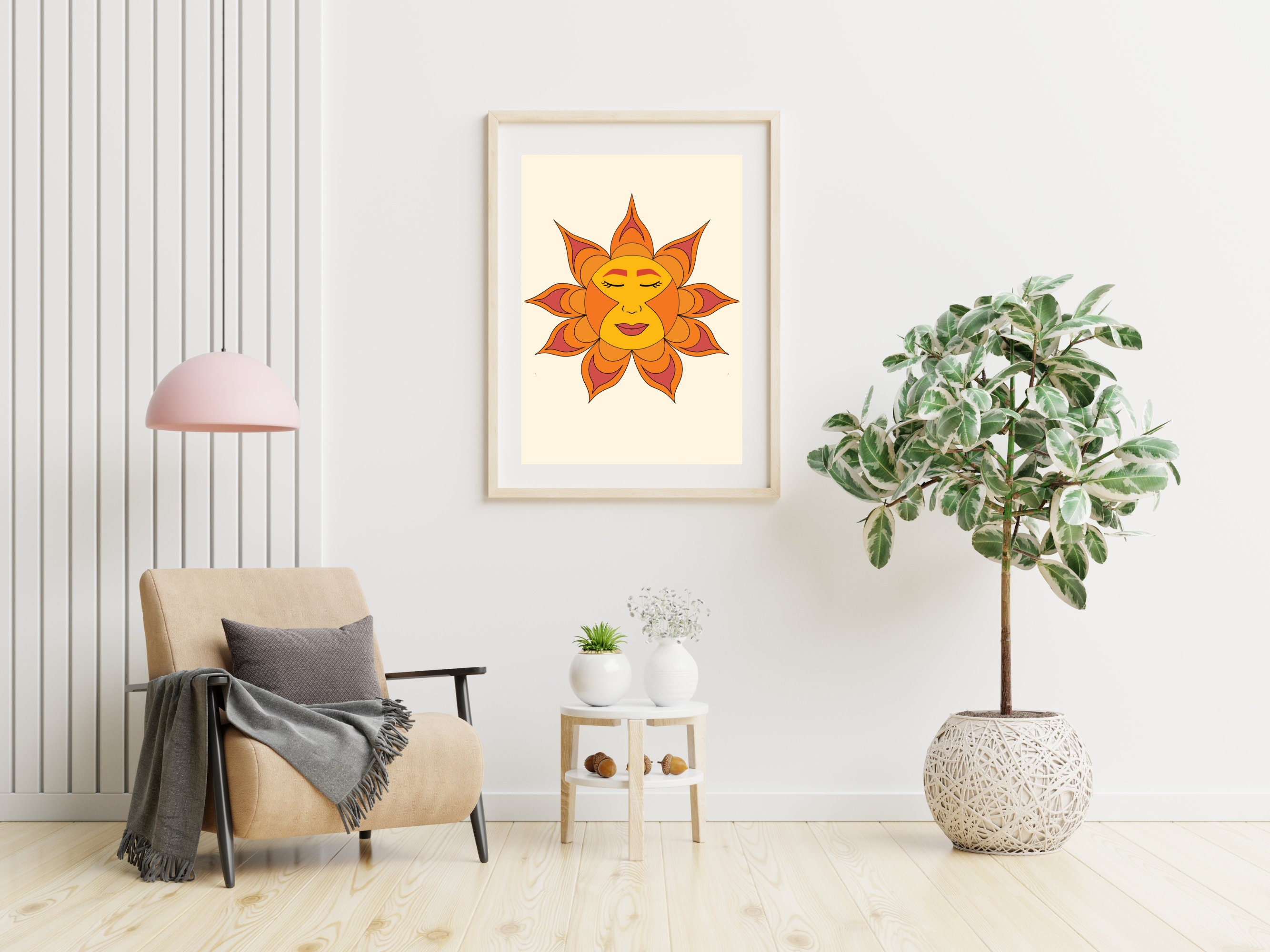 DIGITAL DOWNLOAD Coast Salish Sun Print Digital Download Coast Salish ...