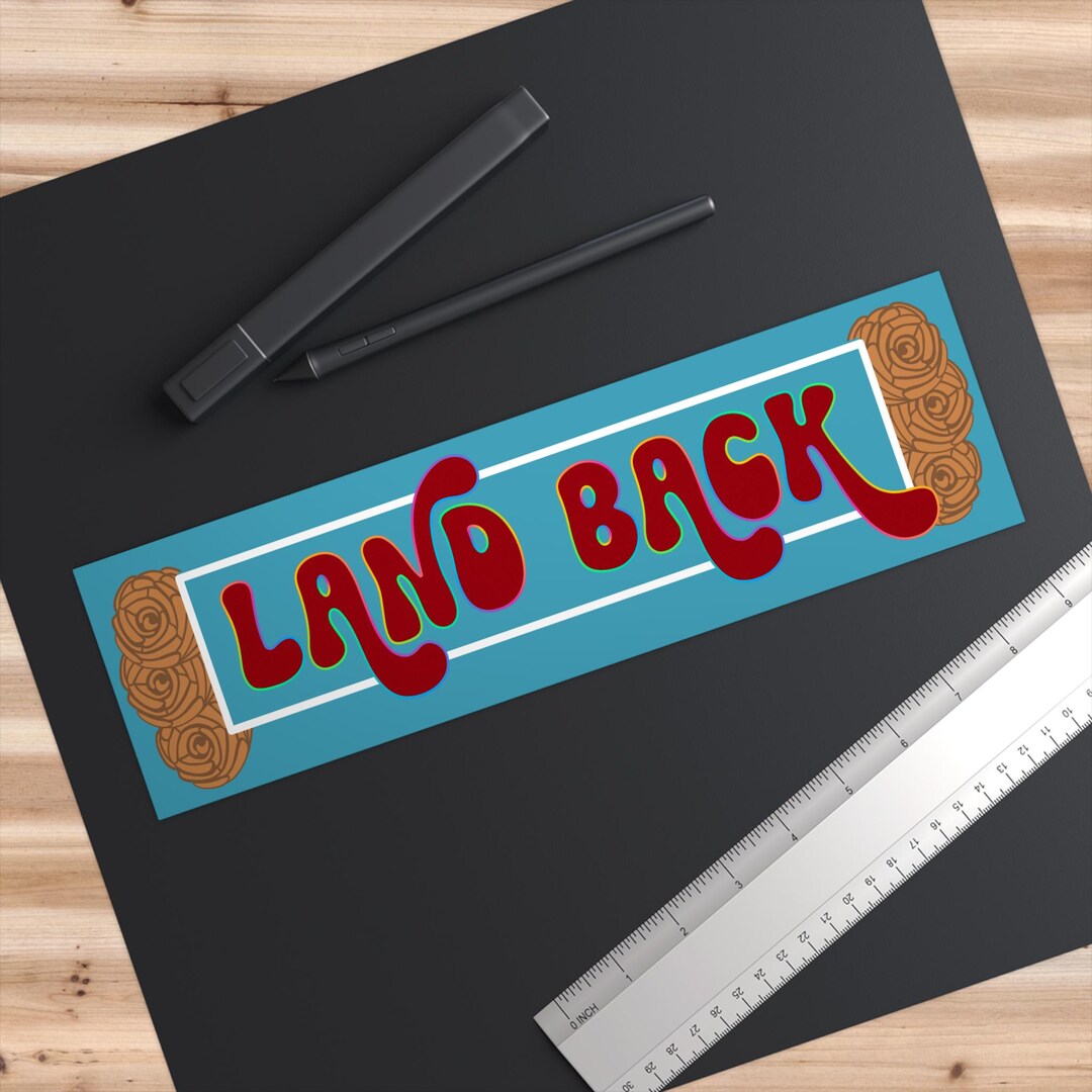 Land Back Bumper Sticker Indigenous Bumper Sticker Unique Indigenous ...