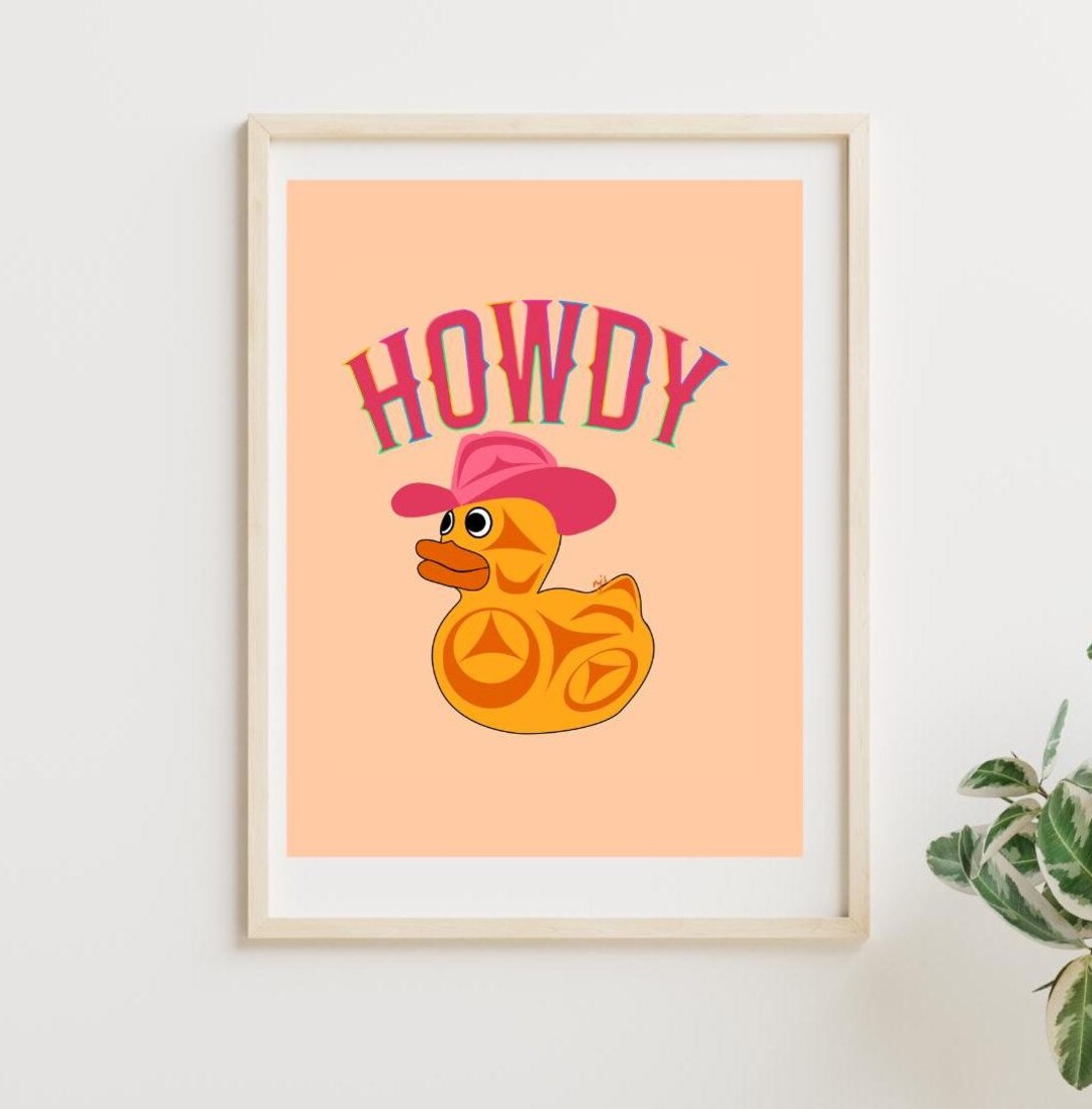 Howdy Duck Download Coast Salish Art Native American Art Printable Art ...