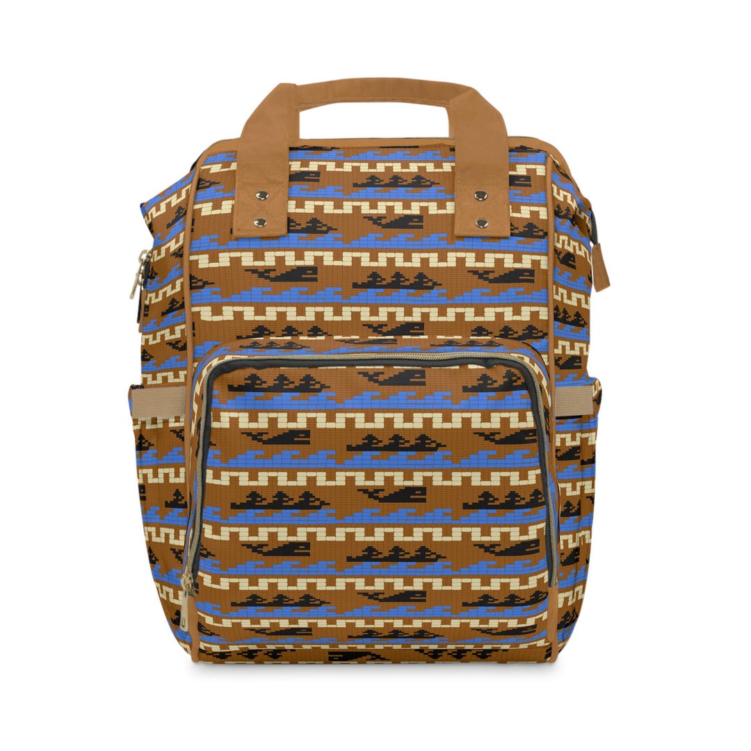 Coast Salish Cedar Woven Backpack/diaper Bag - Etsy