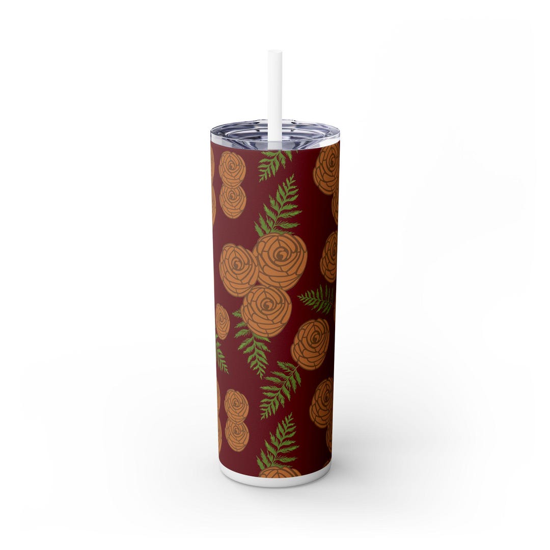 Coast Salish Cedar Roses Skinny Tumbler 20 Oz - Etsy