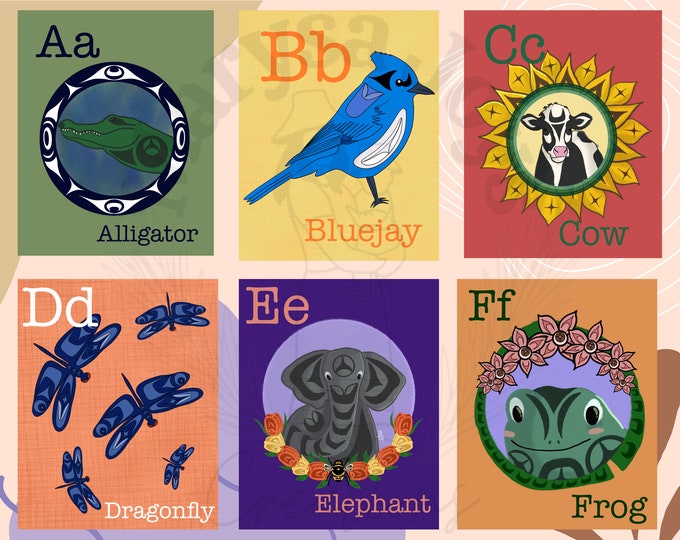 DIGITAL DOWNLOAD** Printable Coast Salish Alphabet Perfect for Your ...
