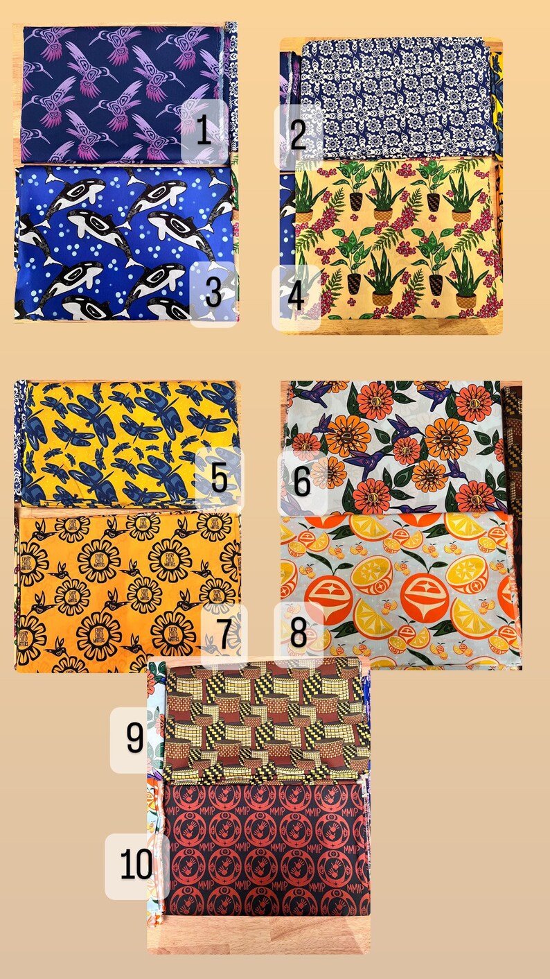 Coast Salish Native American Fabrics Indigenous Designs Ribbon Skirt ...