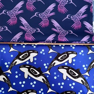 Coast Salish Native American Fabrics Indigenous Designs Ribbon Skirt ...