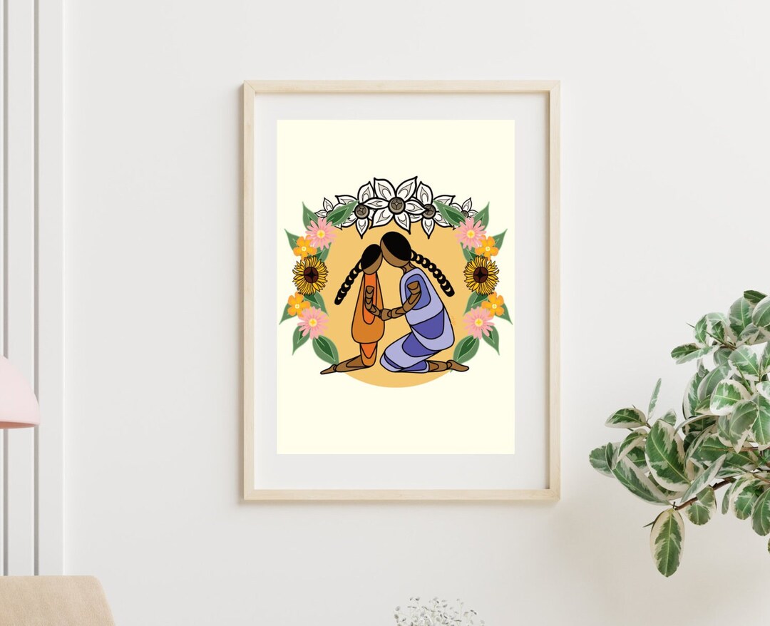 DIGITAL DOWNLOAD* Coast Salish Indigenous Matriarch Print Digital ...