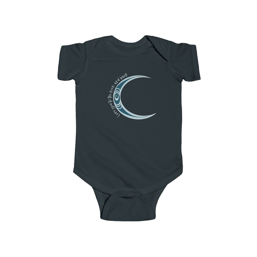 Coast Salish Moon Onesie Coast Salish Baby Clothes Indigenous Baby ...