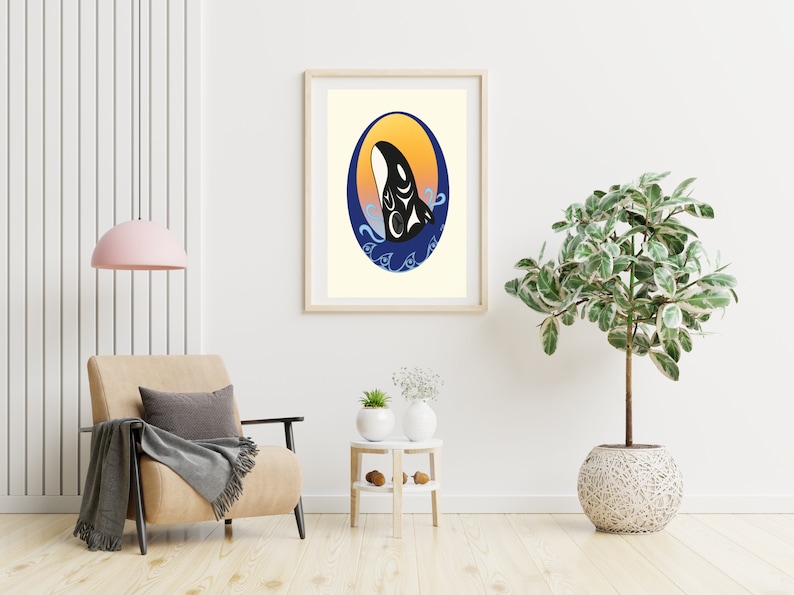 DIGITAL DOWNLOAD Coast Salish Orca Art Indigenous Artwork - Etsy