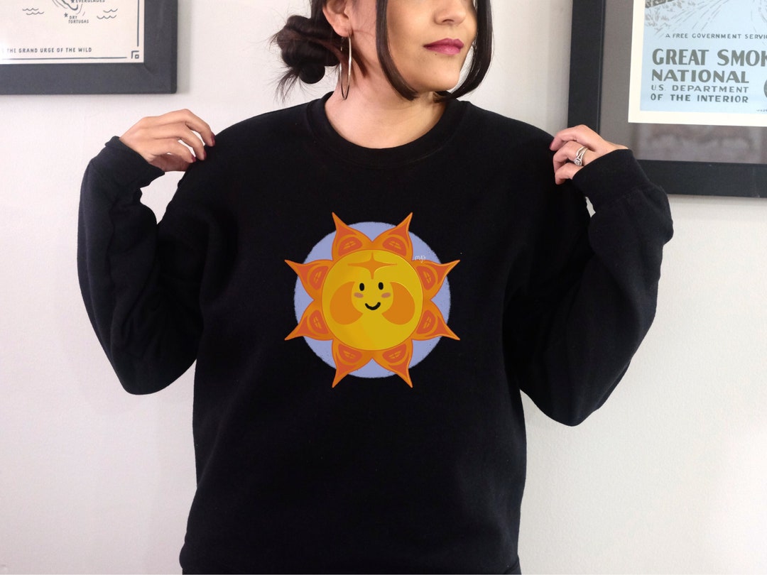 Coast Salish Sun Native American Sweatshirt - Etsy
