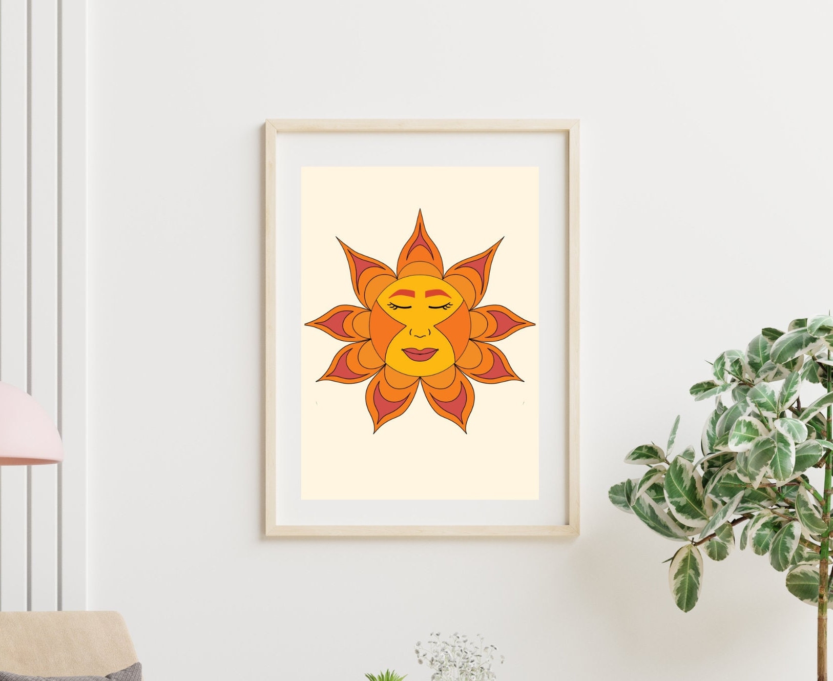DIGITAL DOWNLOAD Coast Salish Sun Print Digital Download Coast Salish ...