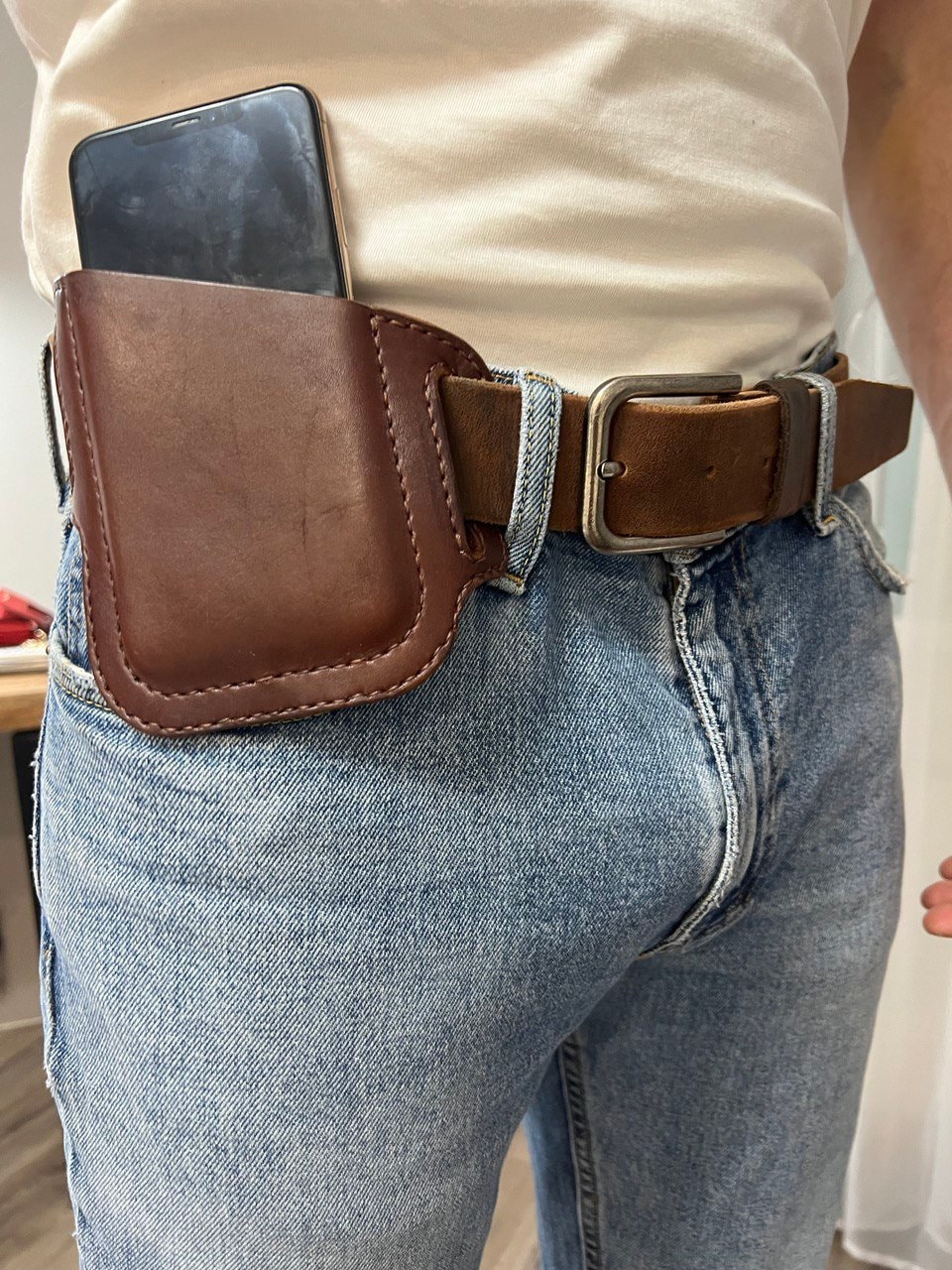 Phone Holder Leather on Belt PDF Pattern - Etsy