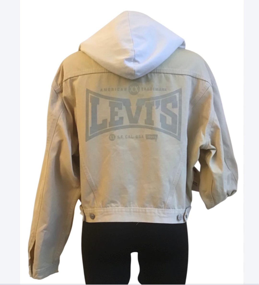 Vintage Levi’s Pale Yellow Denim Jacket Size L Cotton Jean Jacket - Etsy