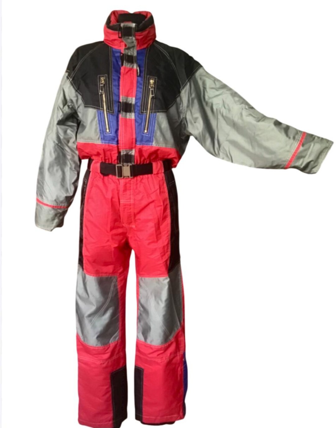 Vintage Size S TIGARA Skiing Overalls One Piece Ski Suit Snow Suit ...